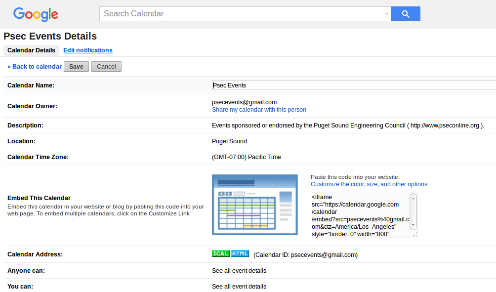 I Installed A Calendar Embed Plugin Here Site Feedback Stan s Overlook